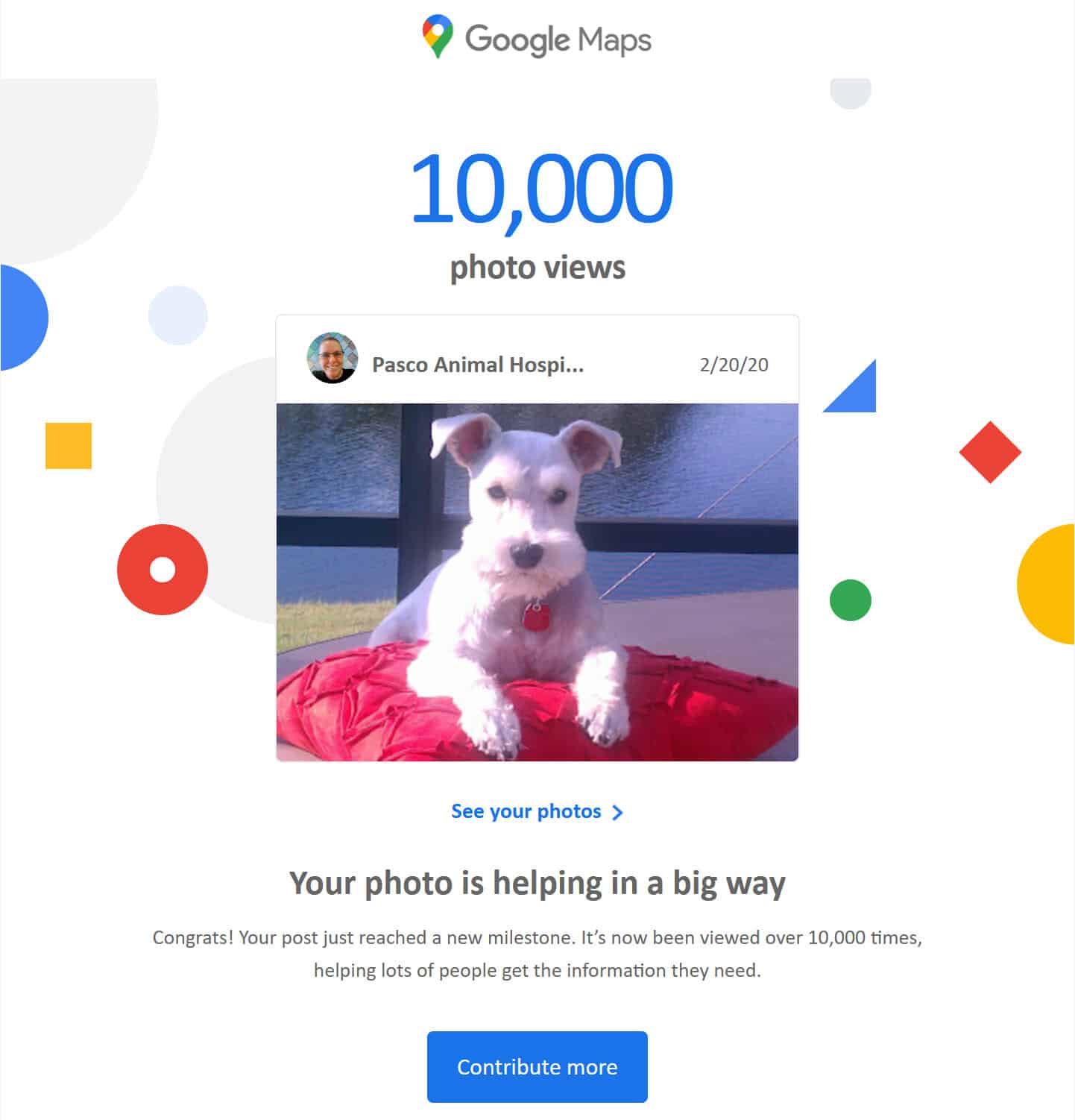 Google Maps Photo hits 10,000 Views | JP Global Marketing, Inc.